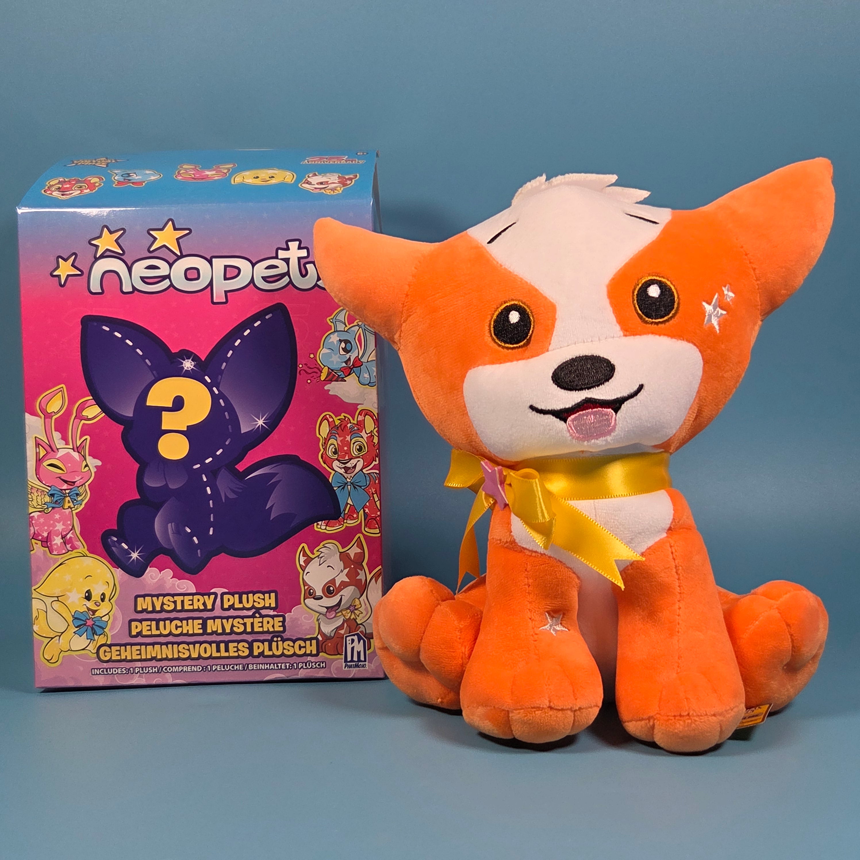 Neopets Mystery Plush 25th Anniversary inc Code - Doglefox – Mini Mysterys