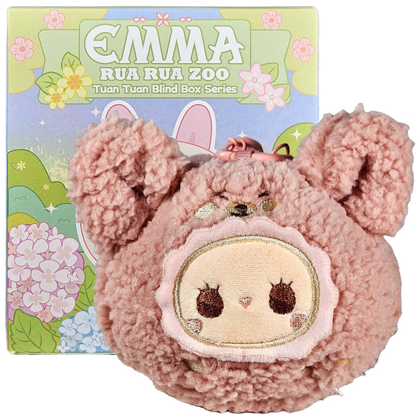 Lucky Emma Rua Rua Zoo Plush Dangler - Big Eared Fox – Mini Mysterys