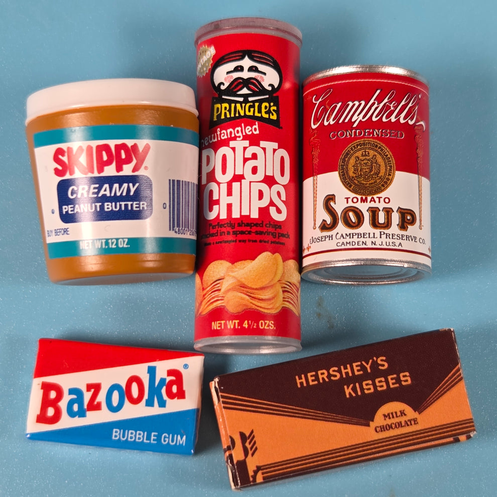 Retro Mini Brands Bundle #3 inc Skippy, Hersheys, Bazooka – Mini Mysterys