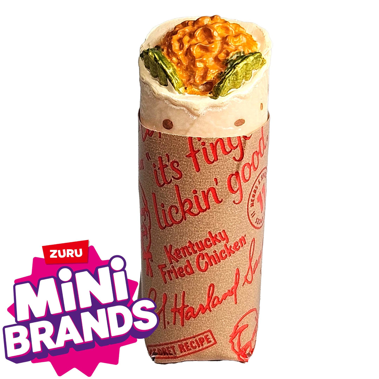 KFC Mini Brands Food Miniatures - Chicken Wrap (Ultra Rare) – Mini Mysterys