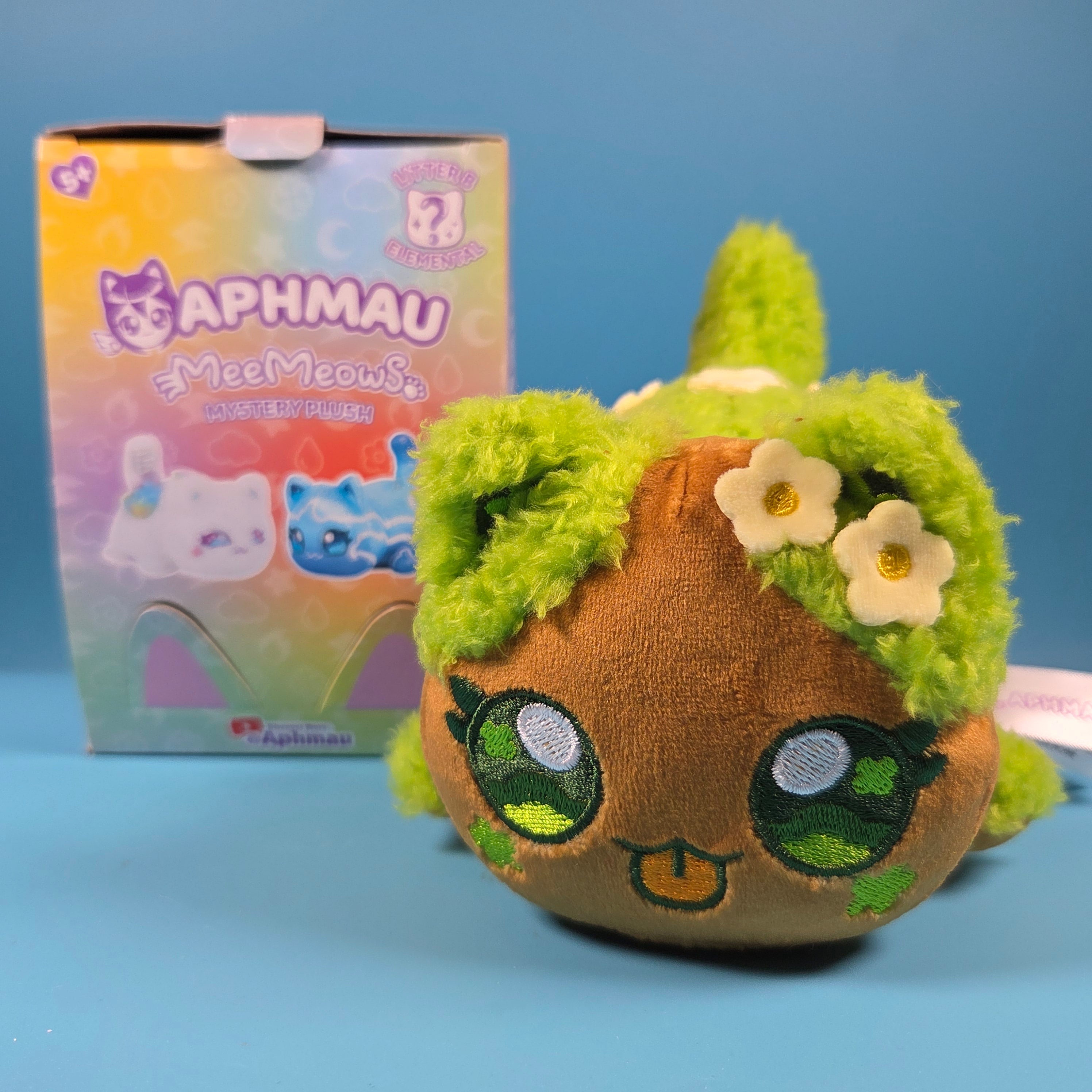Aphmau MeeMeows Mystery Plushie Elemental - Earth Cat – Mini Mysterys