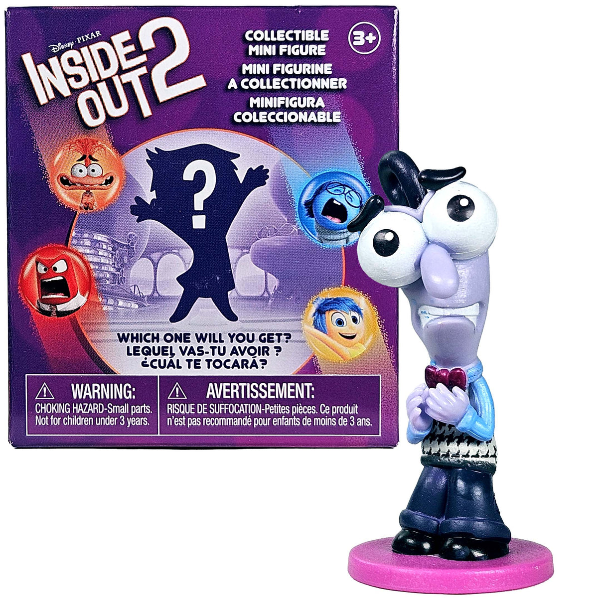 Inside Out 2 Collectible Figure (Just Play) - Fear – Mini Mysterys
