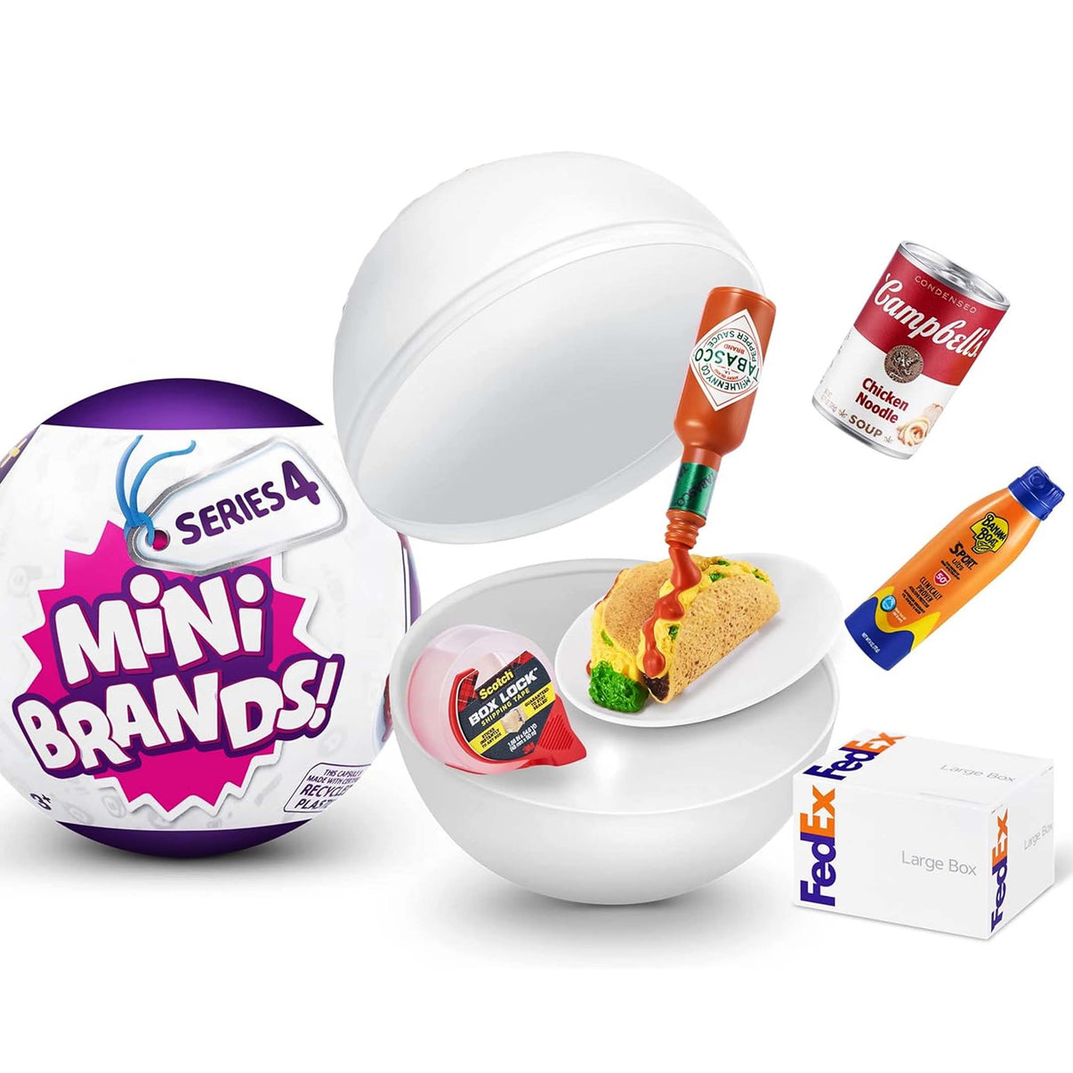 Mini Brands Series 4 inc UK & Europe Exclusive Miniatures – Mini Mysterys