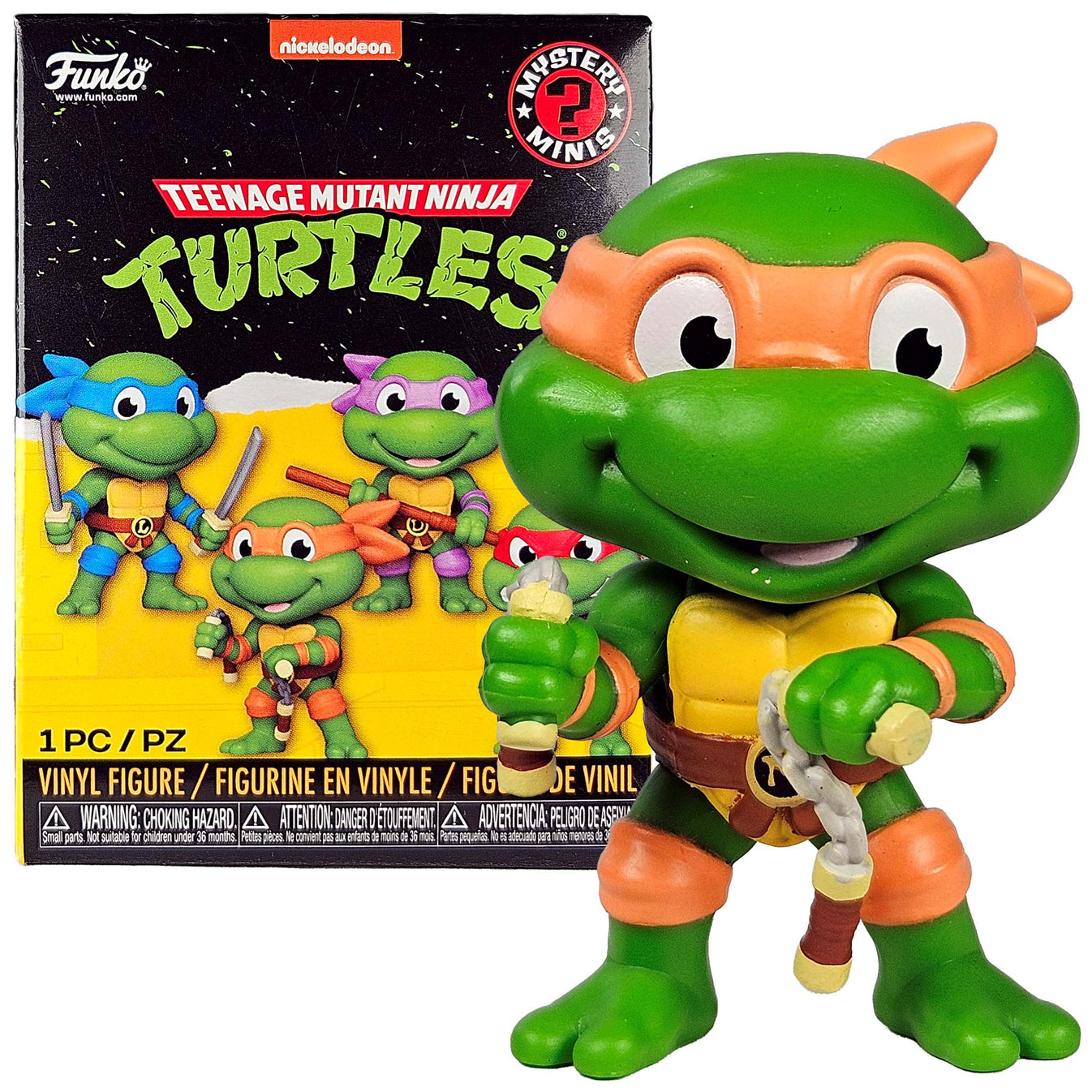 Teenage Mutant Ninja Turtle Funko Mystery Minis - Michelangelo – Mini ...