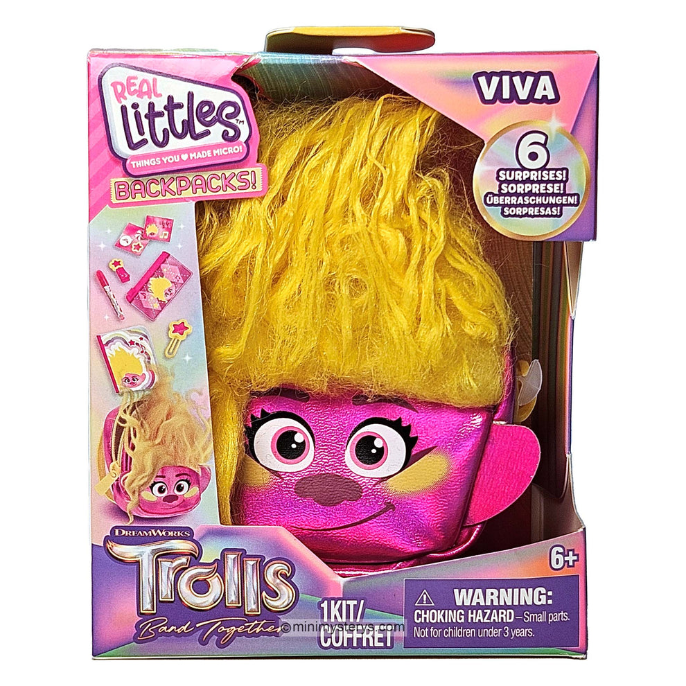 Trolls Band Together Real Littles Backpacks - Viva – Mini Mysterys