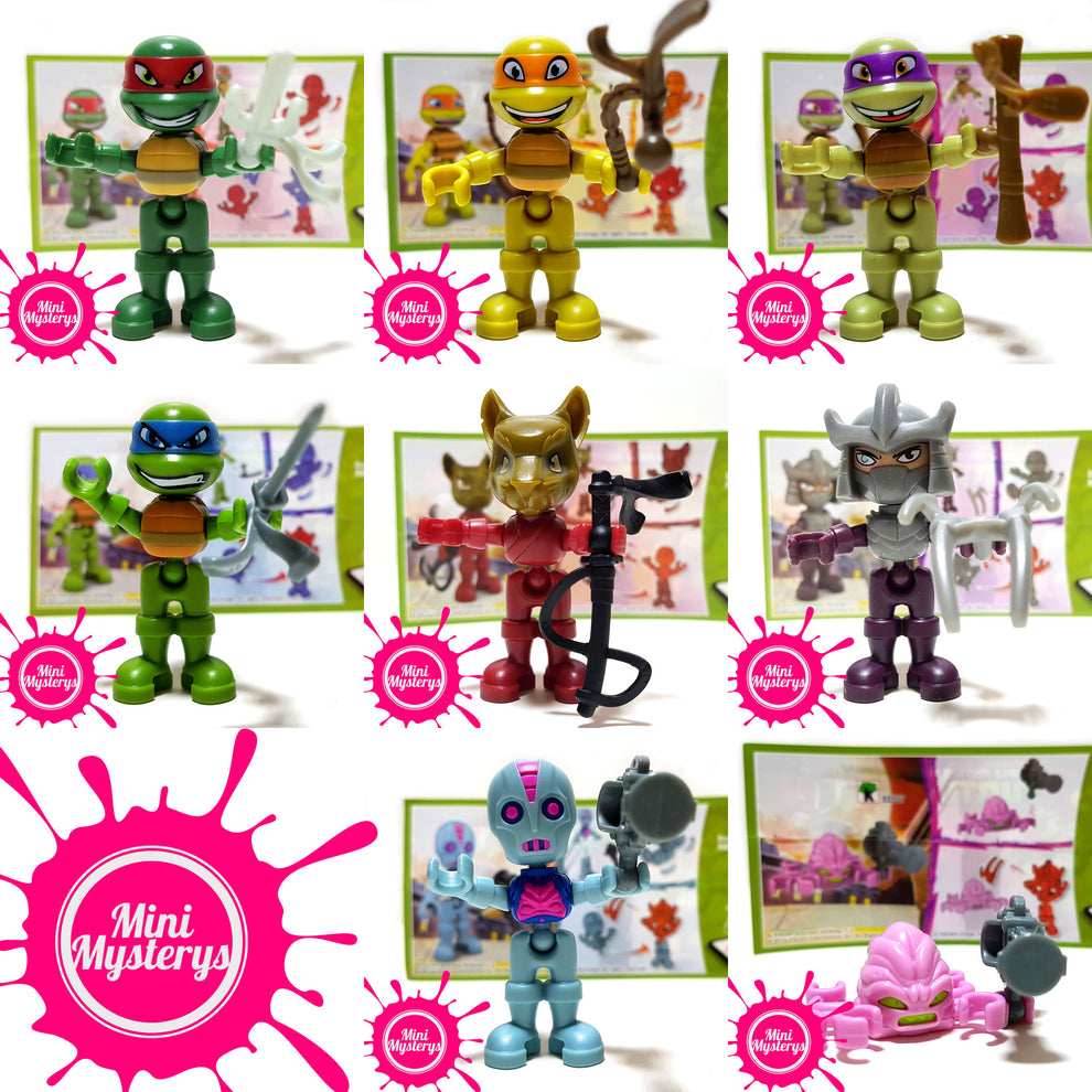 Teenage Mutant Ninja Turtles Articulated Kinder Surprise Figures - Cho ...