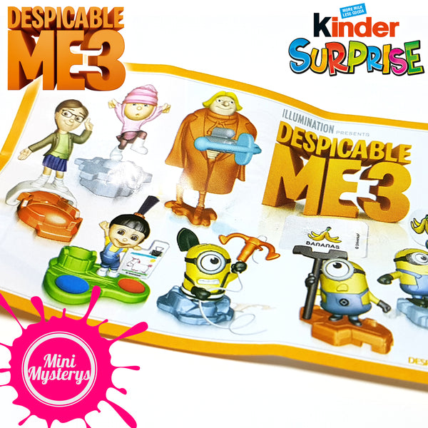 Despicable Me 3 Kinder Surprise Figures - Choose Yours – Mini Mysterys