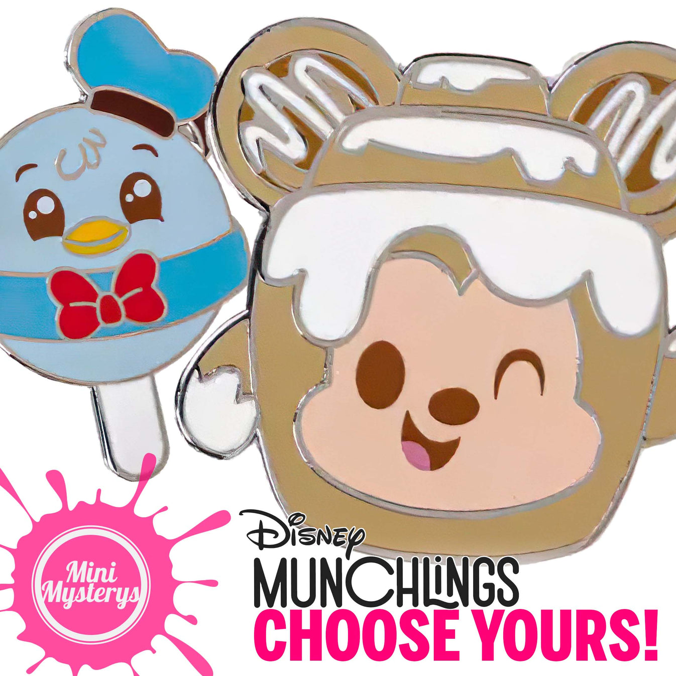 Disney Munchlings Pins Series 1 - Choose Yours – Mini Mysterys